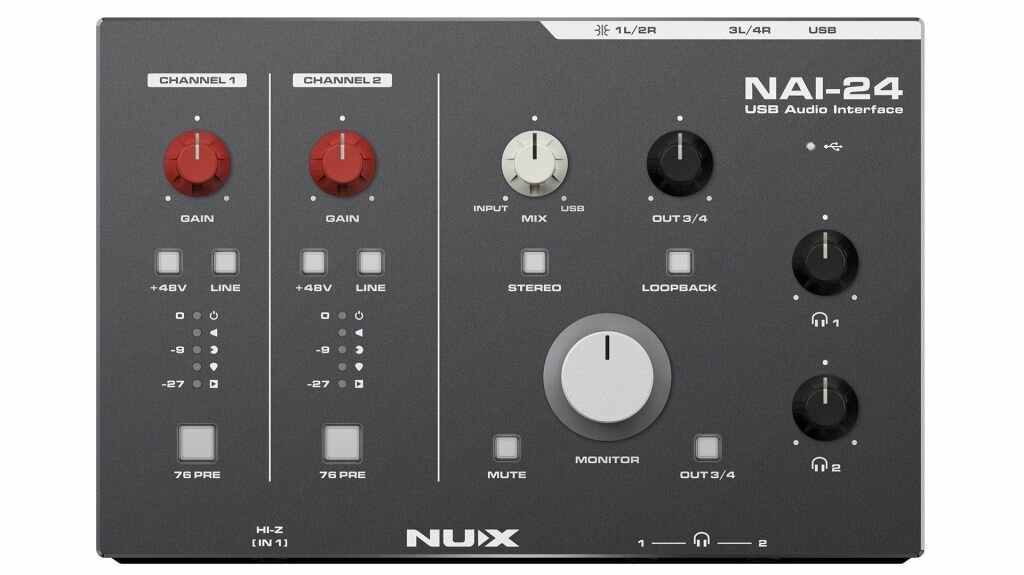 NAI-24 Аудиоинтерфейс USB, Nux