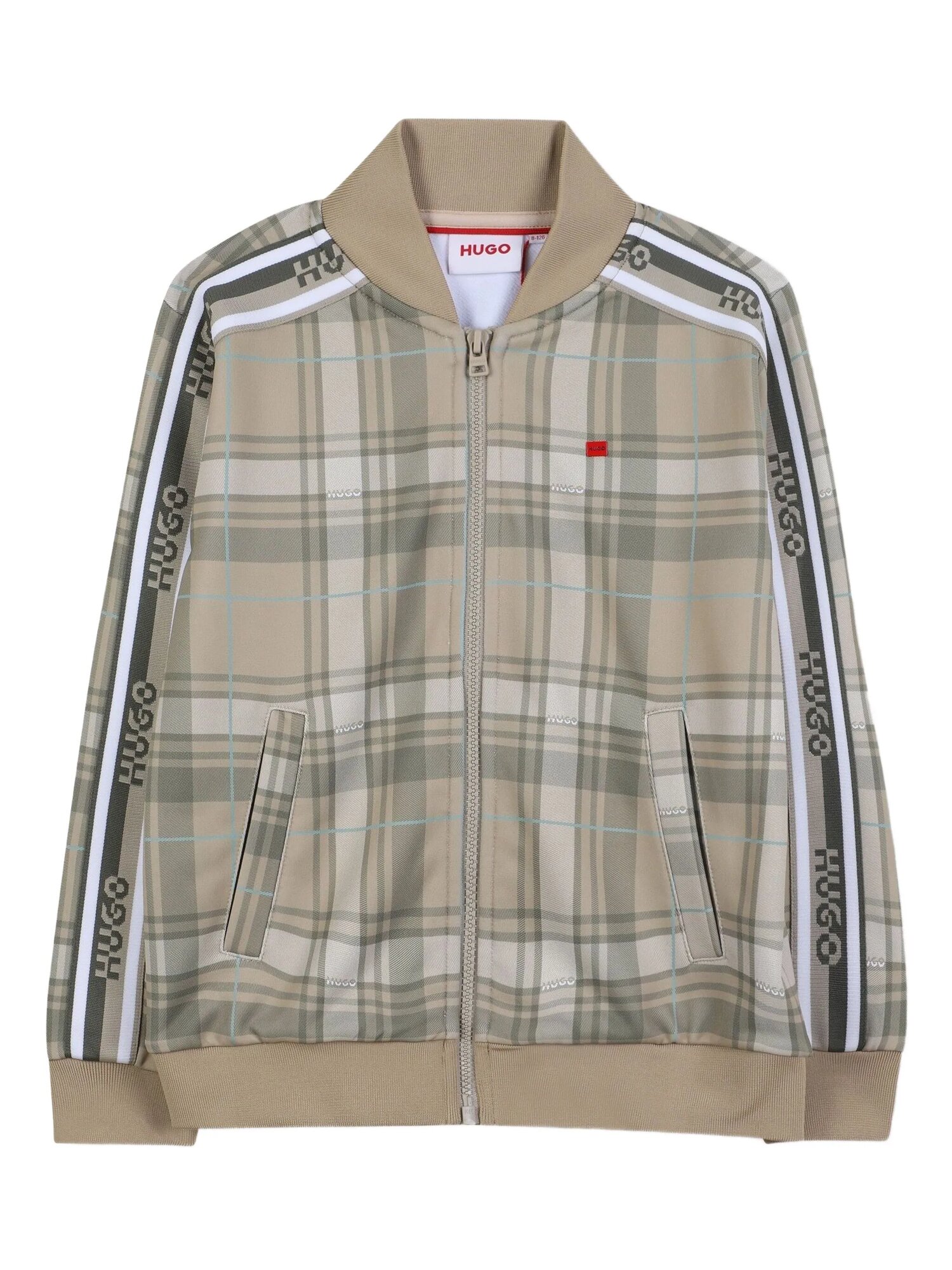 Толстовка Клетчатая толстовка на молнии