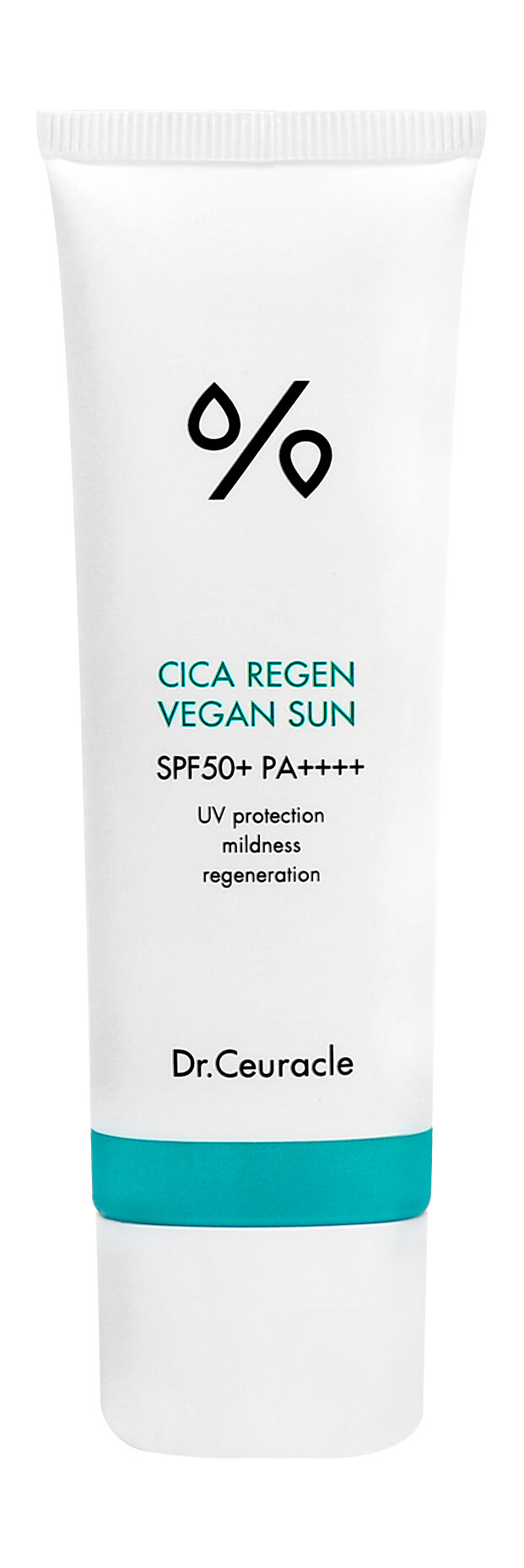 DR.CEURACLE Солнцезащитный веганский гель с центеллой Cica Vegan Sun, 50 мл