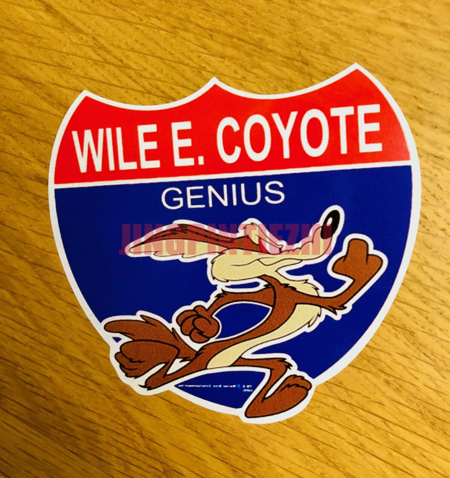 Наклейка Wile E. Coyote Genius, 20cm