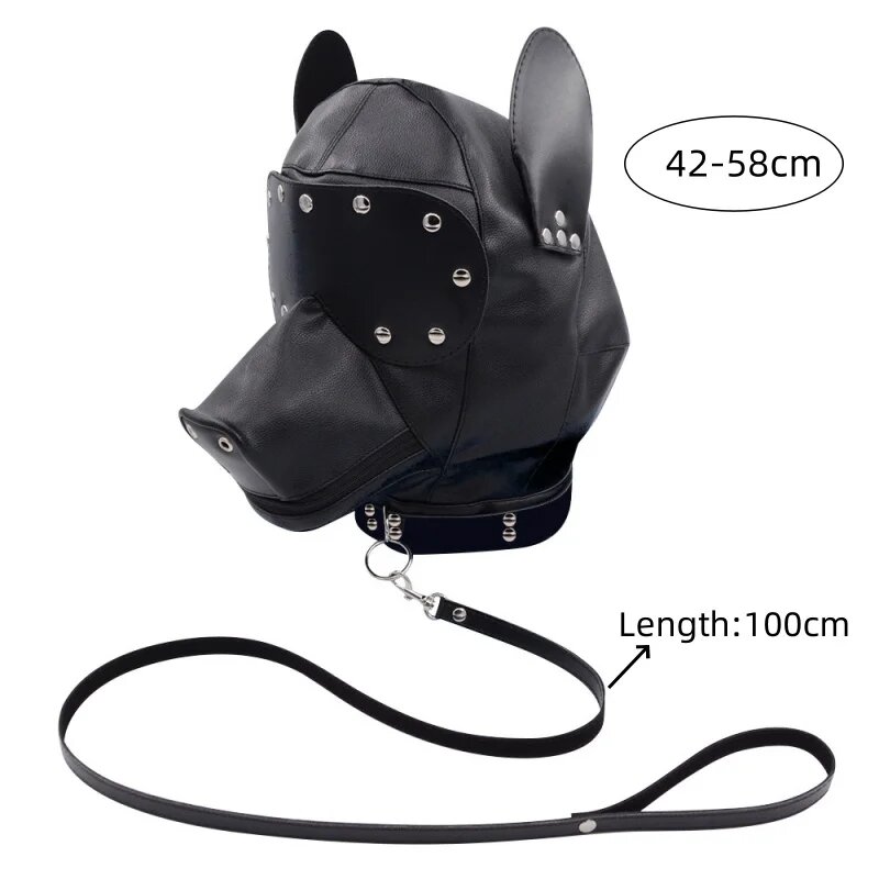 Маска собака искусственная кожа