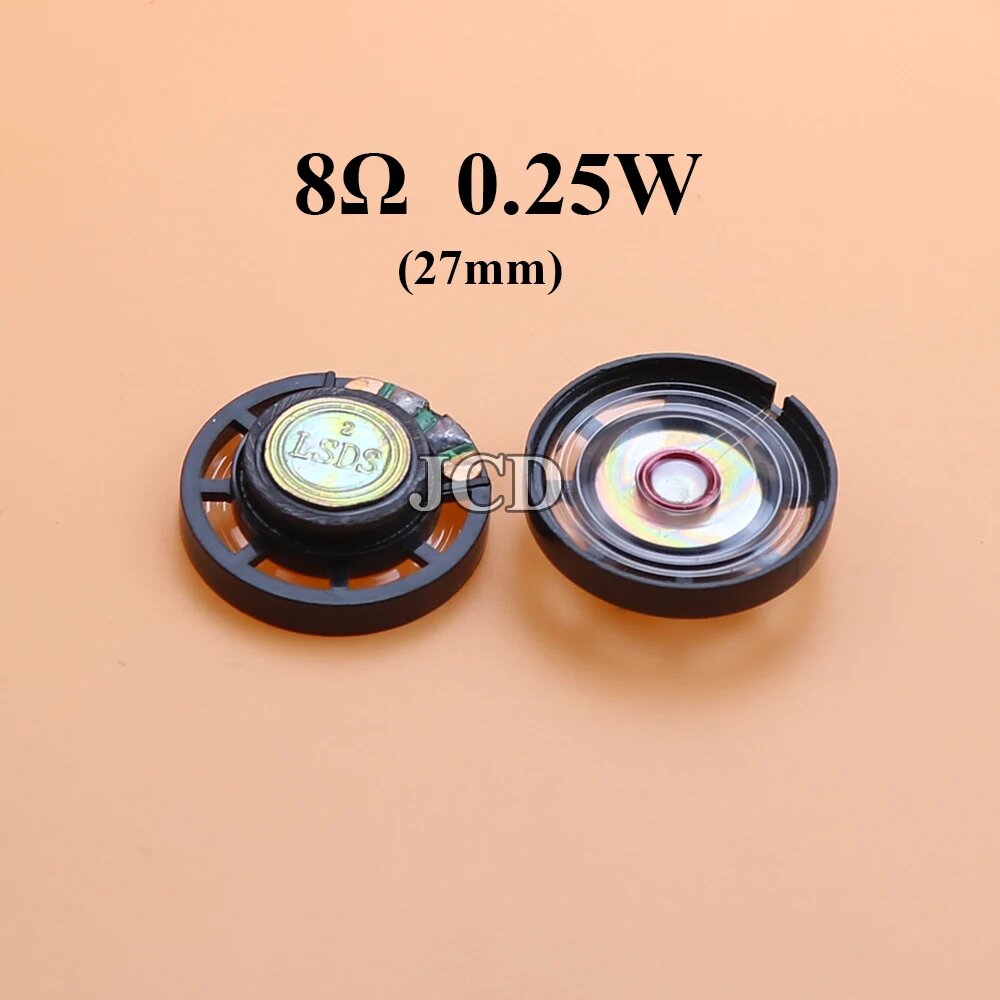 Динамик 8R 0.25W 27mm (2 шт.)