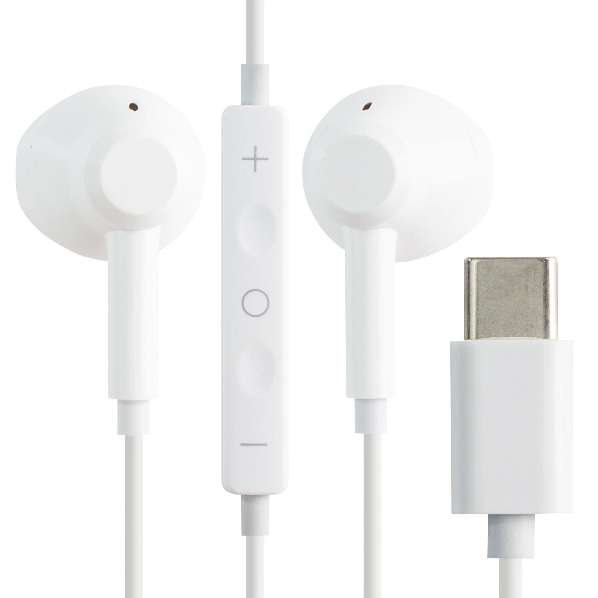 Белые проводные наушники USB-C HiFi