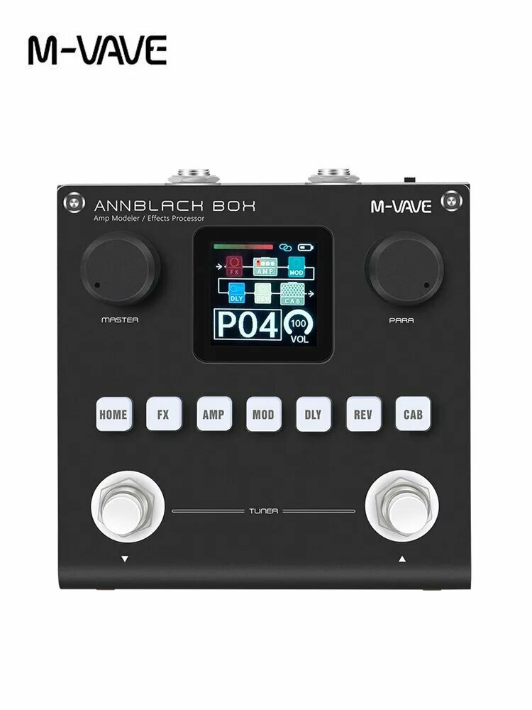 Гитарный усилитель M-VAVE "黑匣子", с процессором, для бас-гитары, заряжаемый