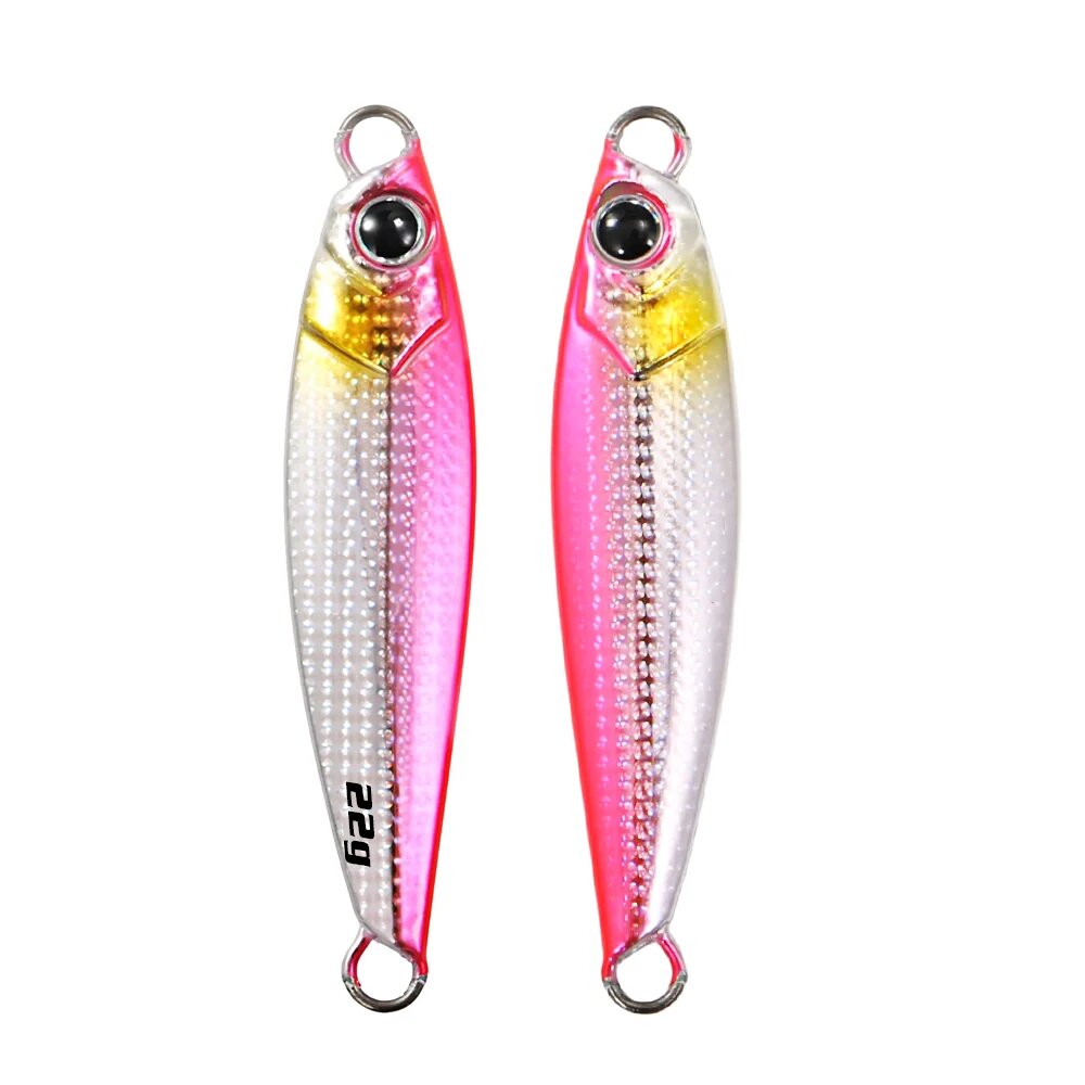 Джиг JIGGING PRO 40g Розовый для морской рыбалки