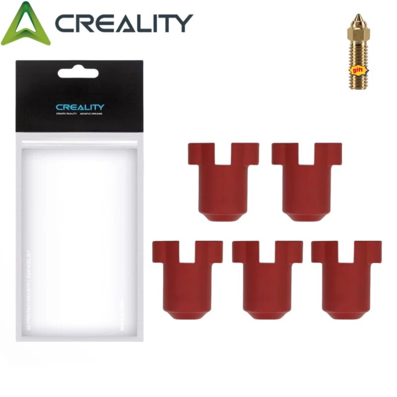 Силиконовые насадки Creality K1C Red-5pcs