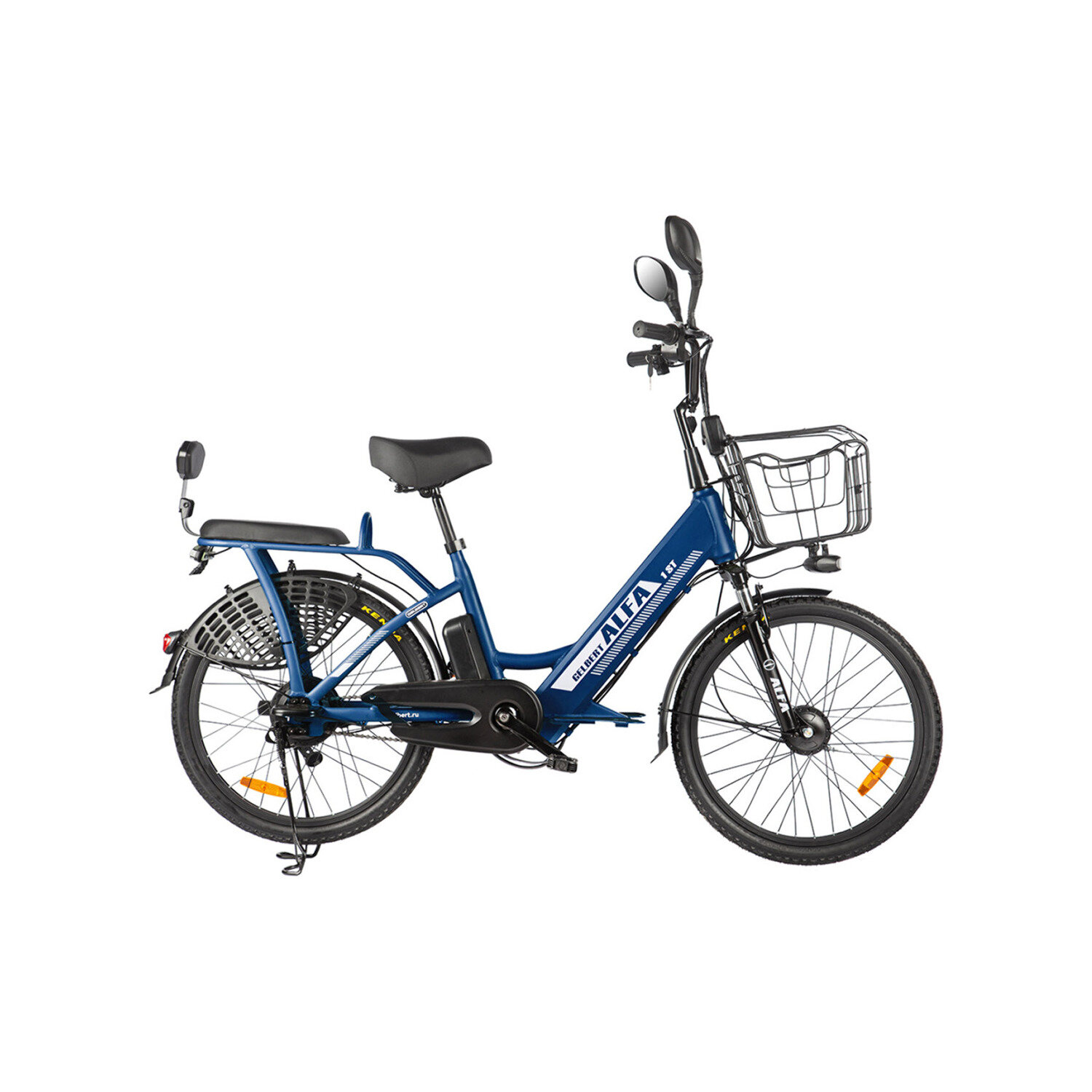 Электровелосипед Gelbert (Eltreco) ALFA 1 ST синий, для мужчин ,250