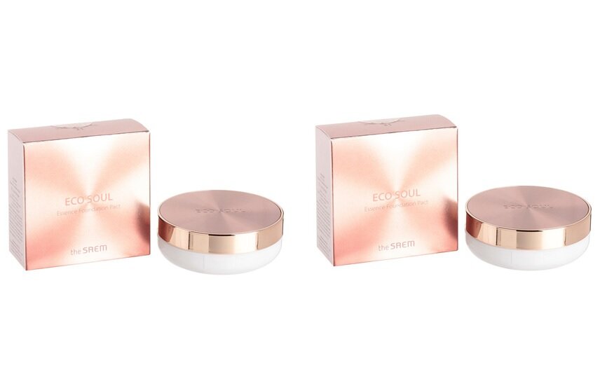 Пудра Sung bo Cleamy для лица Eco Soul Essence Foundation Pact 21 Light Beige, компактная, тональная, 12 гр, 2 шт