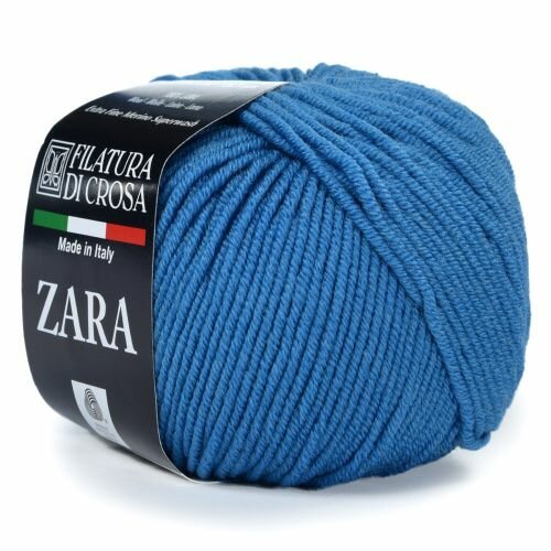 Пряжа Filatura Di Crosa Zara 1557 светло-синий (50г/125м, упаковка 10 мотков)