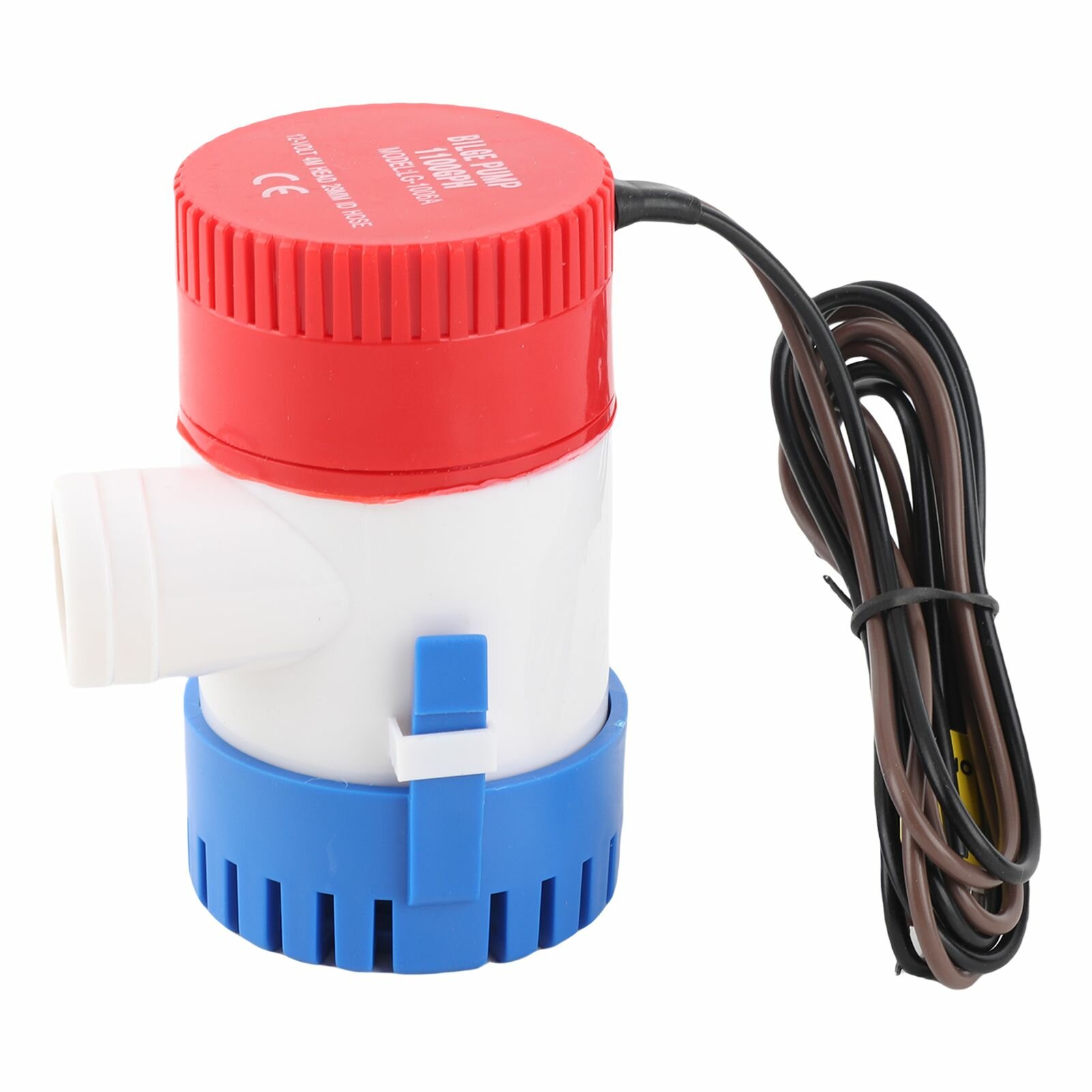12 В морской погружной трюмный насос 1100 галлонов в час неавтоматический водяной насос для лодки