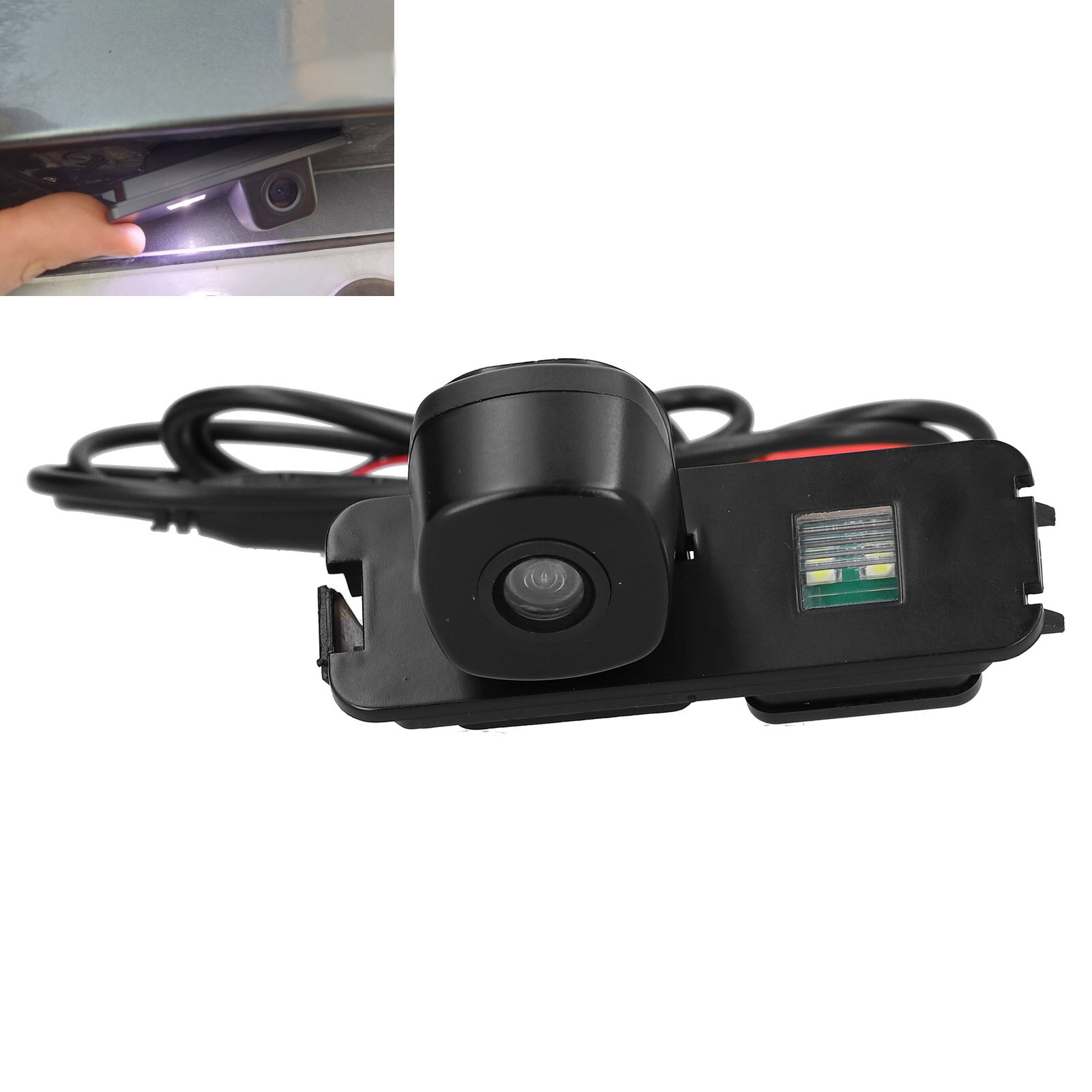 Камера заднего вида с подсветкой номерного знака и светодиодной HD CCD камерой ночного видения IP68, водонепроницаемая, подходит для Bora 11-13