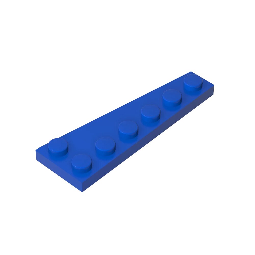 Лего совместимые блоки Gobricks 6x2 синие (050)