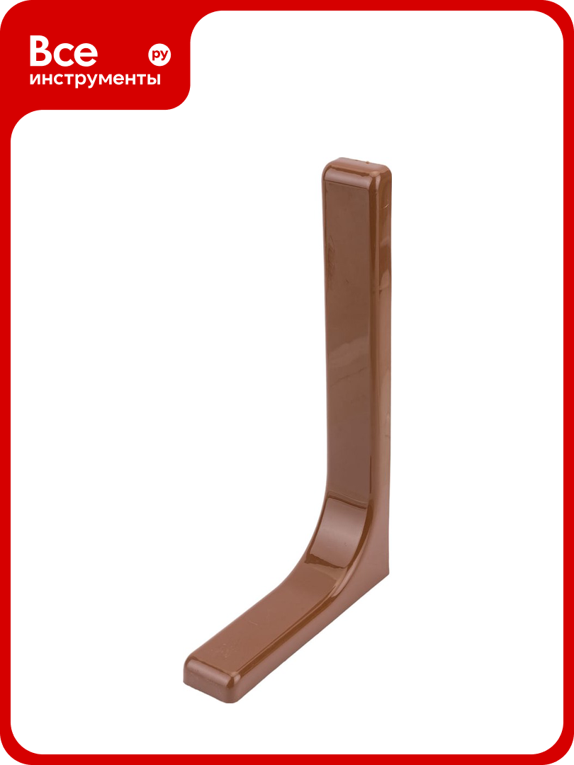 Консоль с декоративной накладкой Tech-Krep 240 мм, коричневый 1 шт. 129959, из высококачественной, мебели к стене