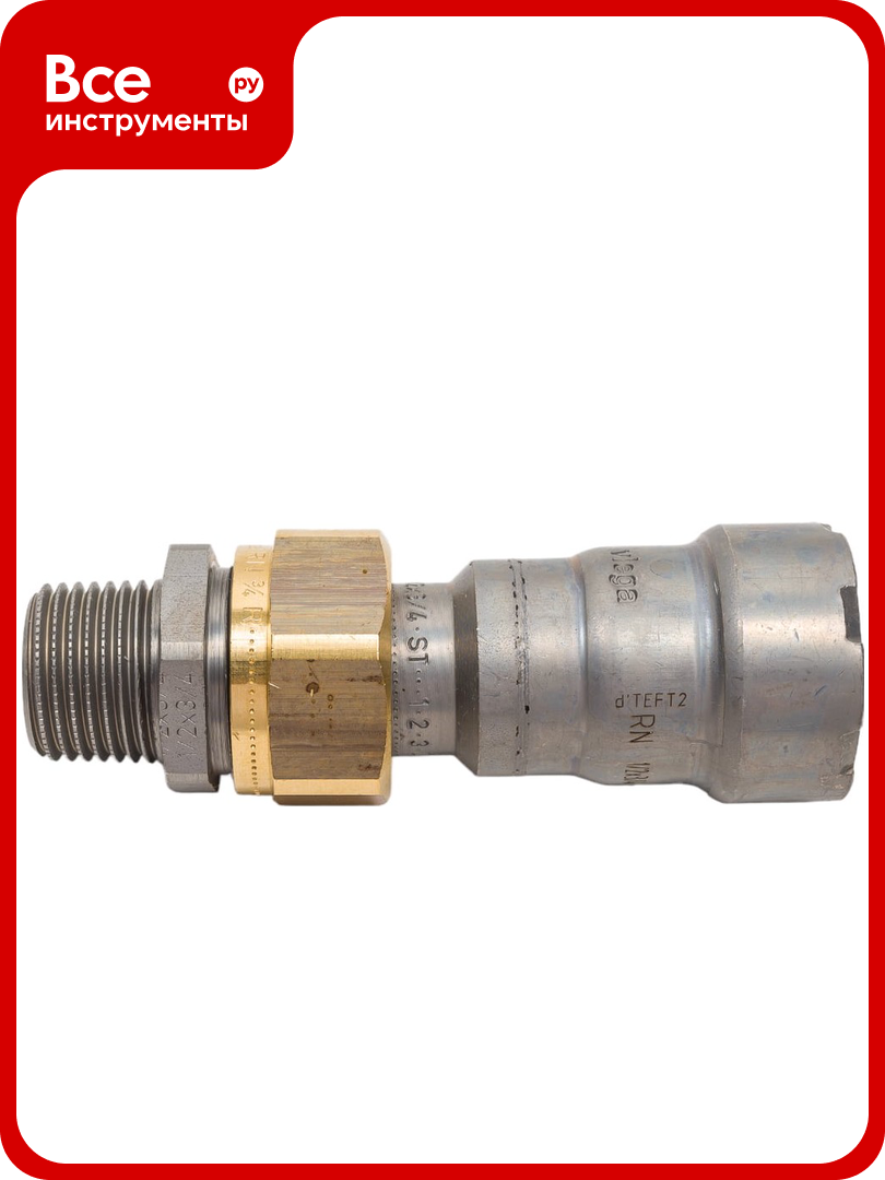 Соединительный элемент резьбовой Viega Megapress с SC-Contur DN15 R1/2" 718923