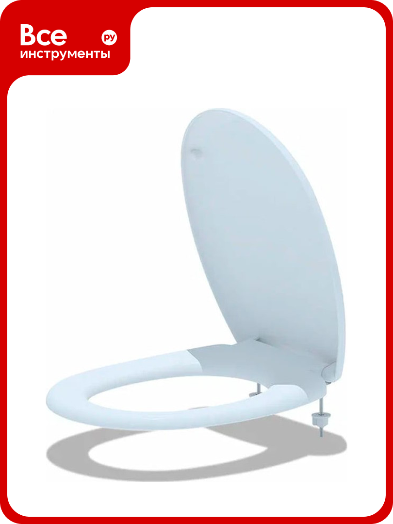 Сиденье для унитаза АНИ пласт с крышкой WS0210