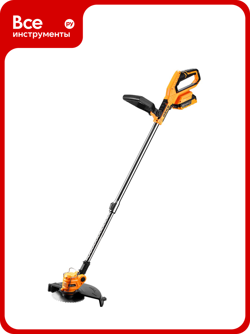 Триммер садовый аккумуляторный DEKO DKTR21 Max 2x3.0Ач 063-4239-1, 21 В