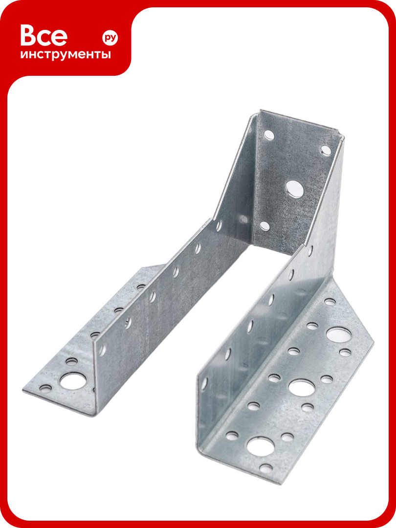 Опора бруса РК груп раскрытая, 40x140х76х1.8 РК000002183, из различных