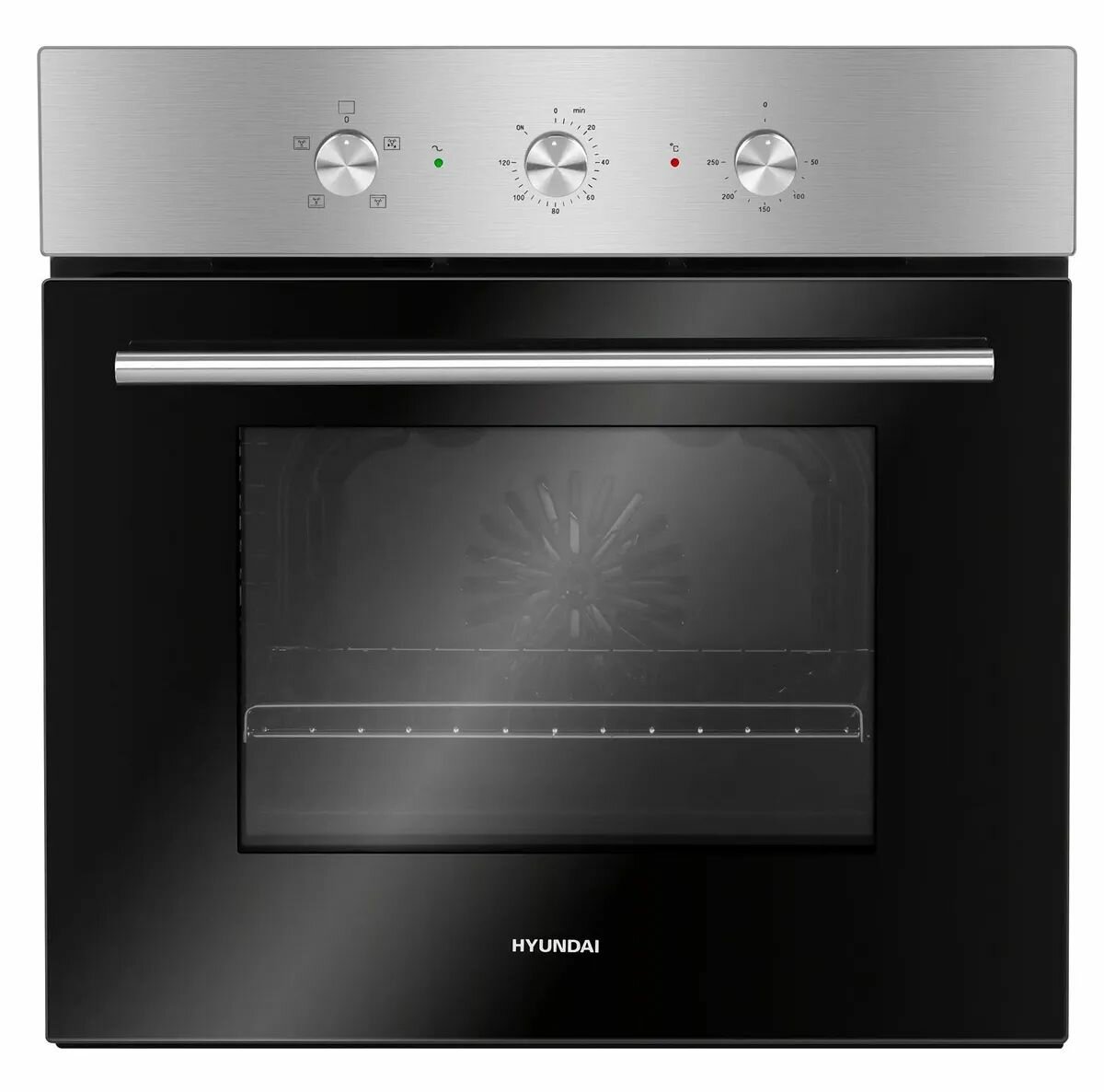 Духовой шкаф Hyundai "HEO", электрический, серебристый, 59,5 см