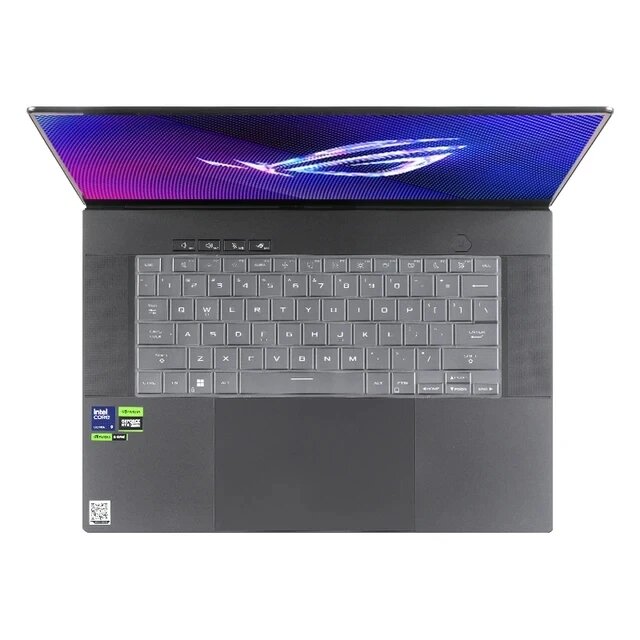 Силиконовый чехол для клавиатуры ASUS ROG Zephyrus G14 (2024), TPU, черный