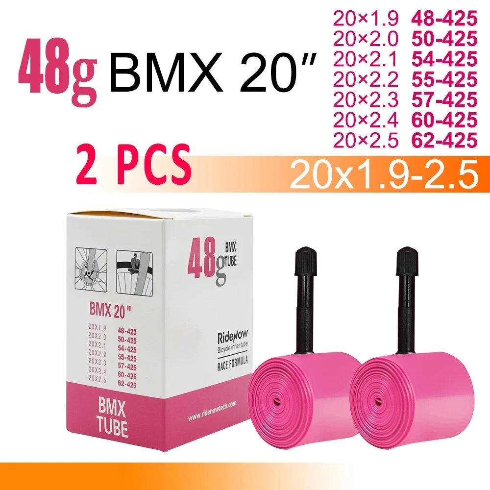 RideNow TPU камера для BMX 20 дюймов 48g 425 AV 2PC