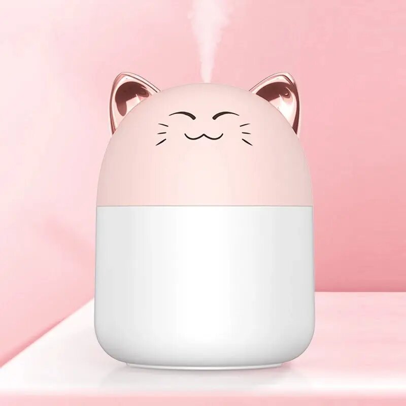Увлажнитель воздуха розовый "Pink Cat" USB