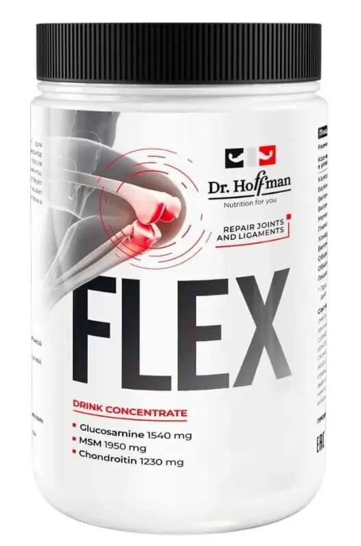 Препарат для суставов и связок Dr.Hoffman Flex, 400 грамм, вкус: дыня
