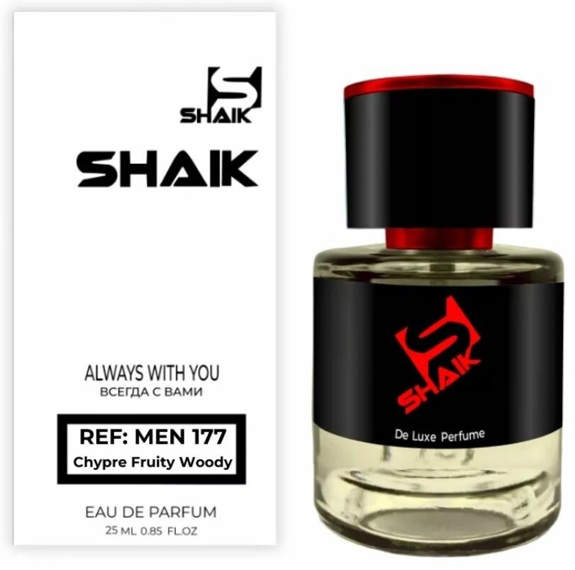 Парфюмерная вода Shaik № 177, 25 мл мужские
