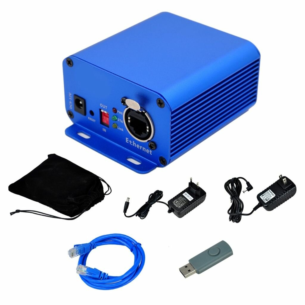 Контроллер диммера ARM ArtNet DMX512 для сетевого сценического освещения