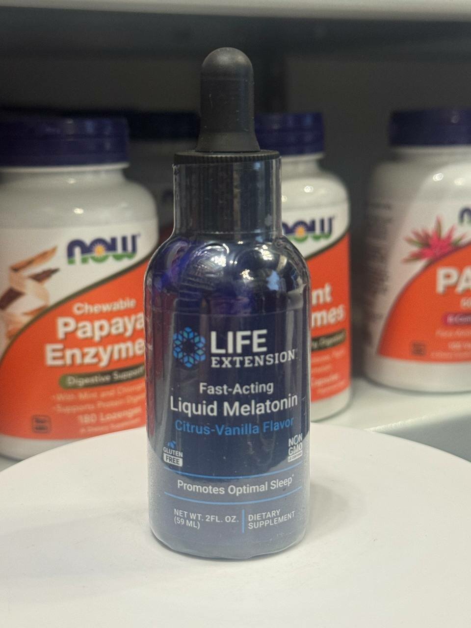 Life Extension Liquid Melatonin (59 мл) / цитрус-ваниль, Мелатонин — Поддержка Здорового Сна, 59 мл
