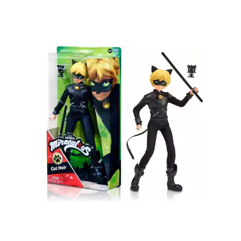 Кукла "Леди Баг и Супер-кот", Леди Баг с аксессуарами 27 см, Miraculous, Cat Noir