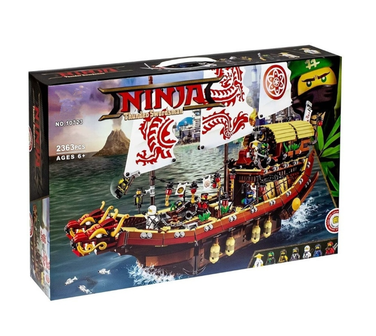 Конструктор NinjaGo Летающий Корабль Мастера Ву 10723 >