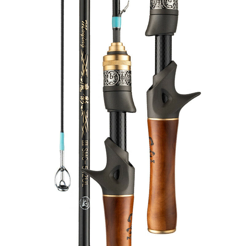 Witcher 1.68m Shadow Generation II Spinning Rod with UL Handle for Adjusting, Blank White Tapered Mouth Lure Rod Fishing Rod