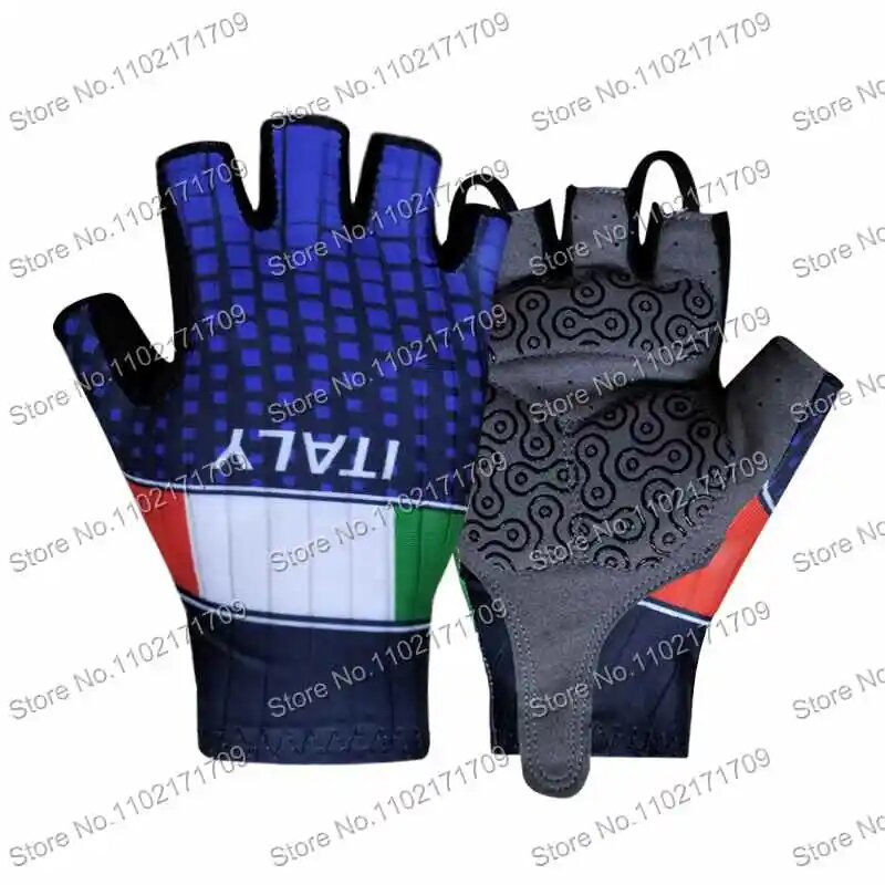 Велосипедные перчатки France Tour Leaders, желтые, Pro Team, мужские и женские гелевые велосипедные перчатки с половиной пальца, трикотажные изделия для шоссейного велосипеда MTB Guante, XL, Темно-синий, Унисекс