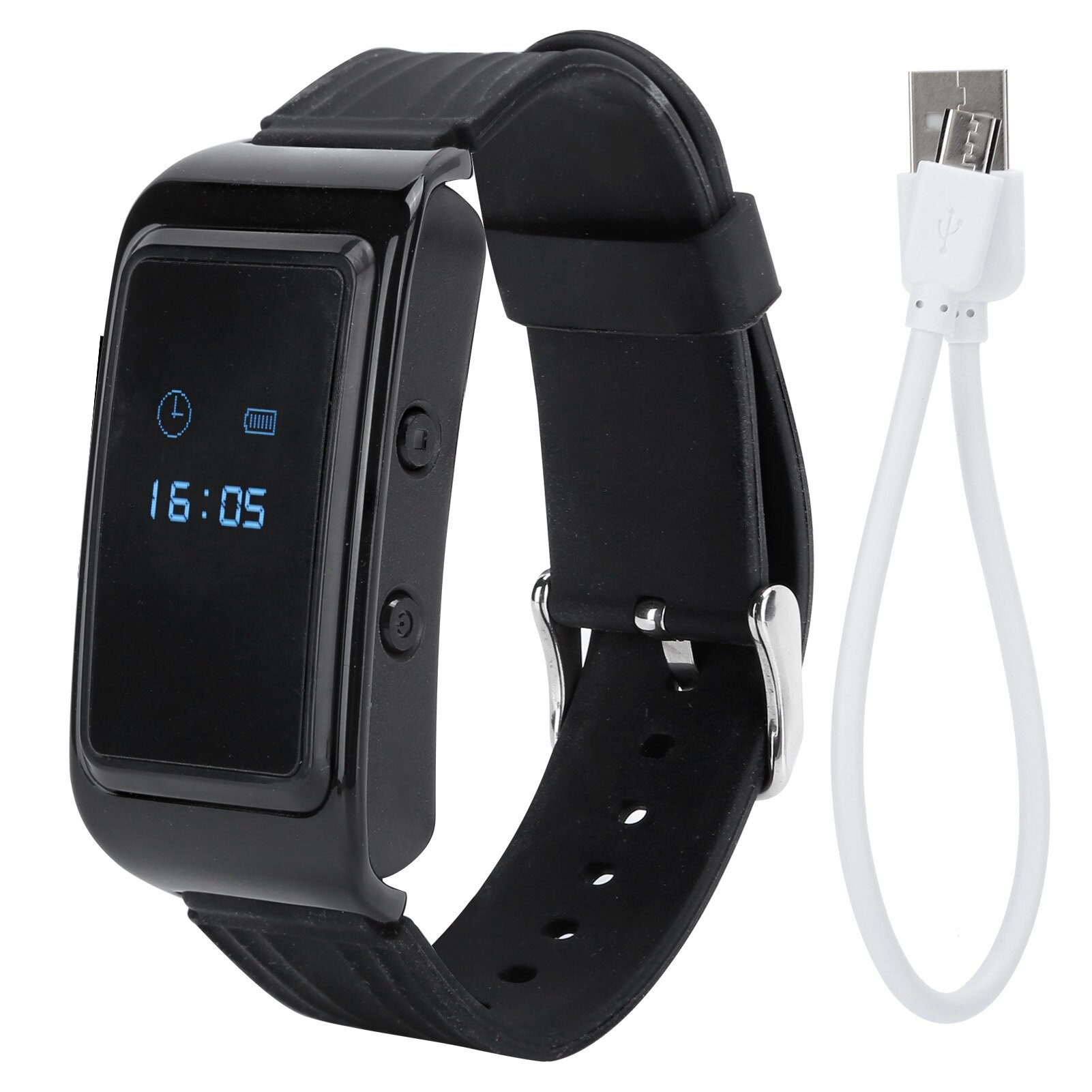D6 1080P Voice Recording Smart Bracelet Watch Portable Camera Recorder Smartband