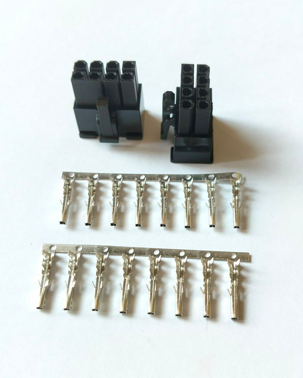 Разъём 8pin PCIe GPU 4.2мм с пинами 2шт. Черный