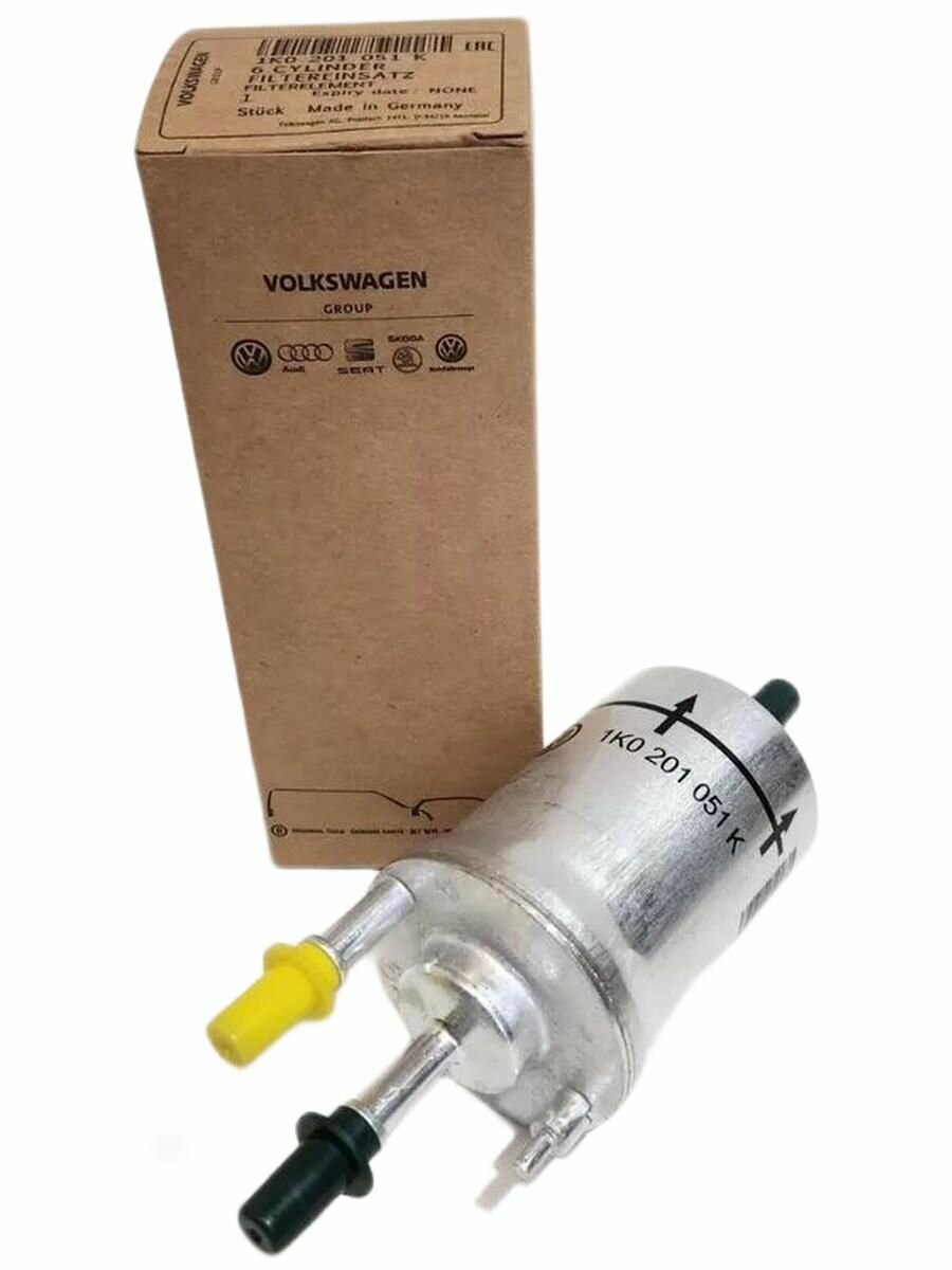 Фильтр топливный VAG 1K0201051K с регулятором давления audi a3/vw caddy iv/caravelle/multivan/transporter t5 1.6/1.8/2.0fsi/tsfi 1.2/2.0tsi 04