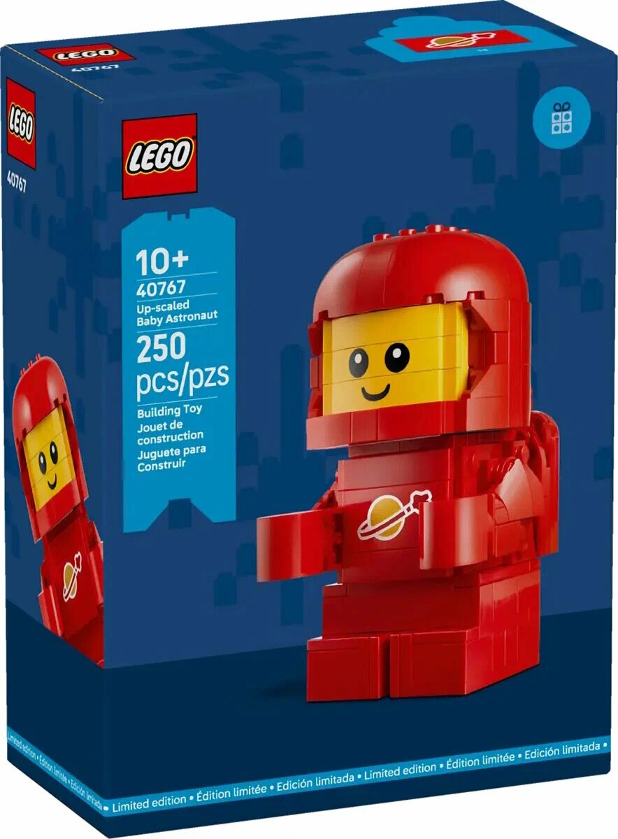 Конструктор LEGO 40767 Увеличенный малыш-космонавт, 250 дет.