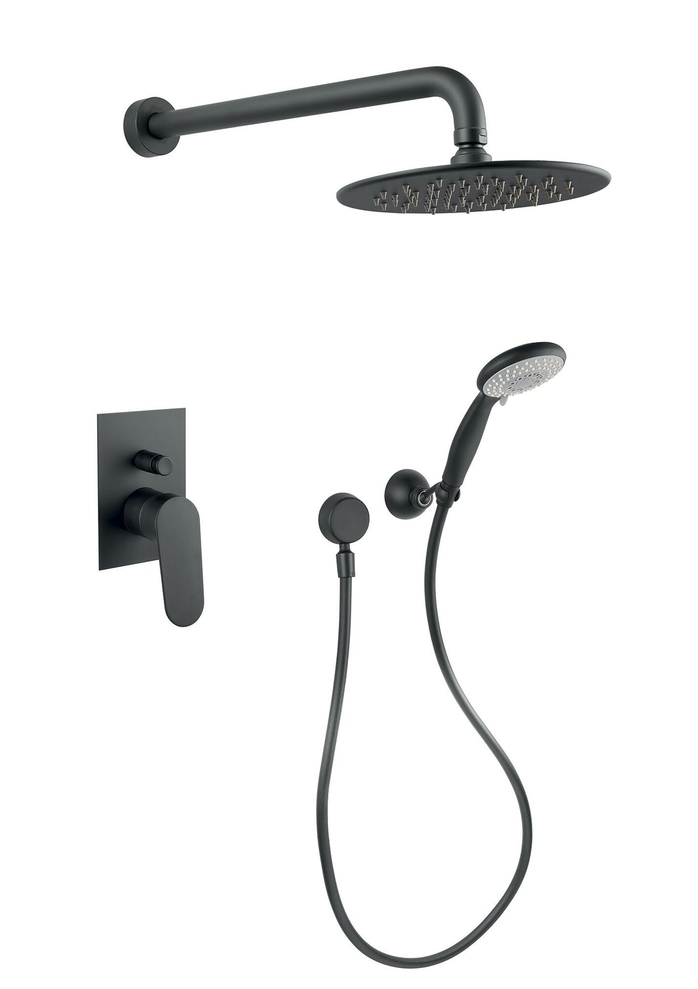 Душевая система Fiore KEVON BLACK MATT 81NN7557, черный, качество и надежность