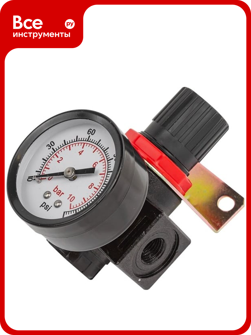 Регулятор давления воздуха (1/4" F x1/4" F, 0-10 bar, рабочая температура 5-60°) Forcekraft FK-BR2000(54431)