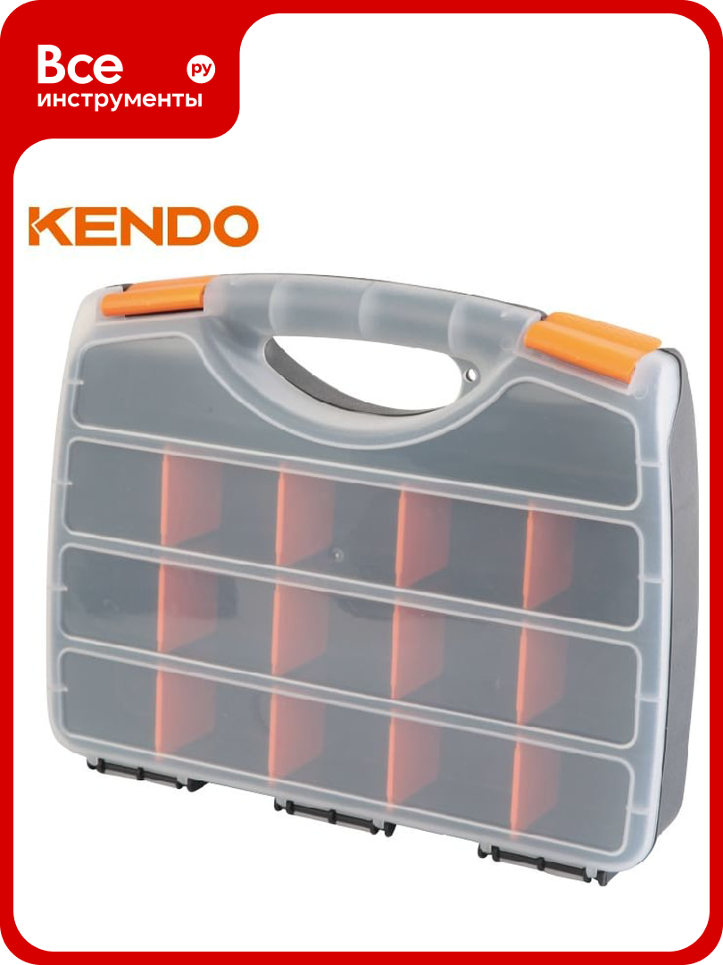 Кейс-органайзер для инструментов KENDO 320x255x60 мм 90224