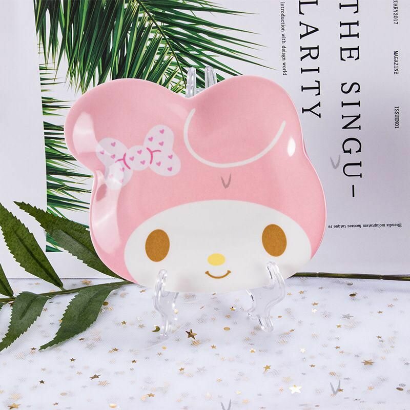 Тарелка детская декоративная Хэллоу Китти Май мелоди, Hello Kitty, My Melody, Куромиcc