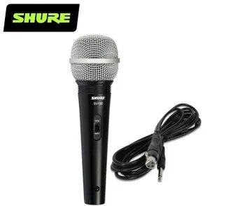 Shure Микрофон для живого вокала SV100C, серебристый, черный