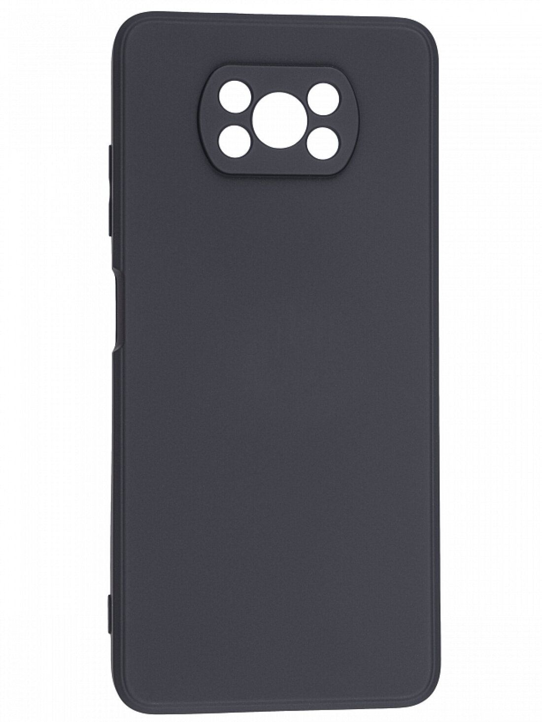 Чехол силиконовый для Xiaomi Poco X3/Poco X3 Pro/Poco X3 NFC, X-CASE, черный