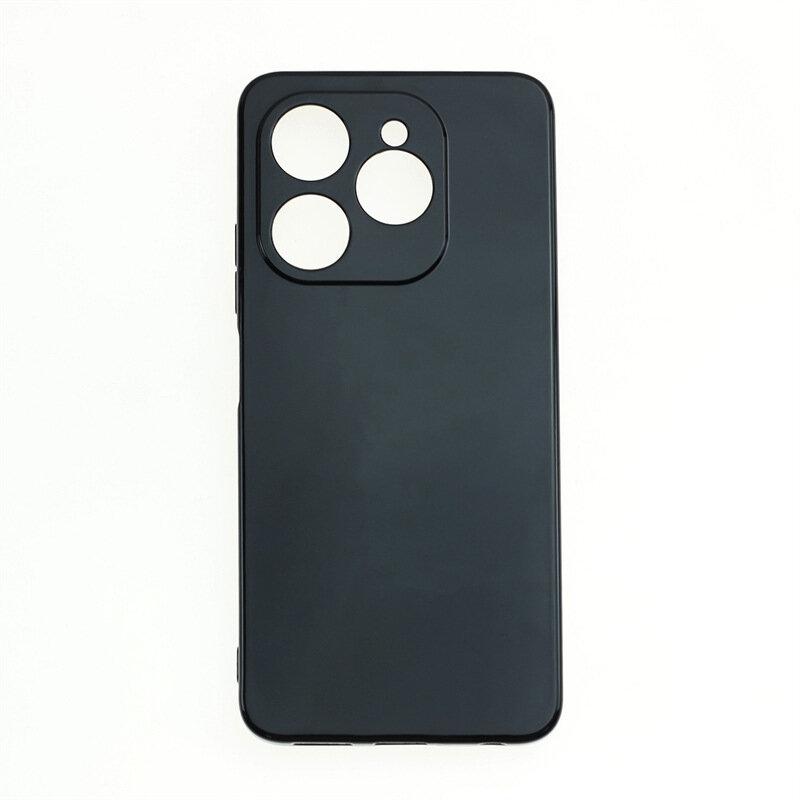 Задняя панель-чехол-накладка MyPads Morbido для Fossibot S2, ультратонкая полимерная из мягкого силикона, черная MyPads