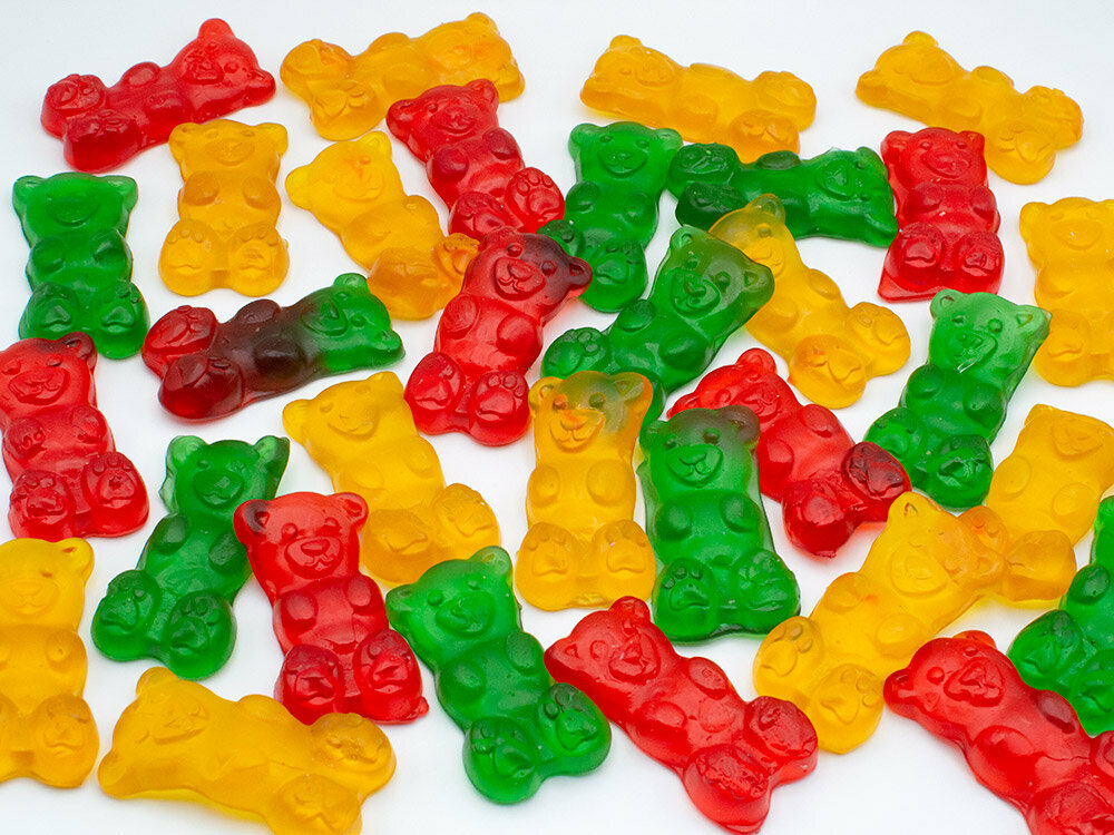 Мармелад Saadet HALAL "Гигантский мишка", жевательный, фруктово-ягодный, без глютена, 1 кг