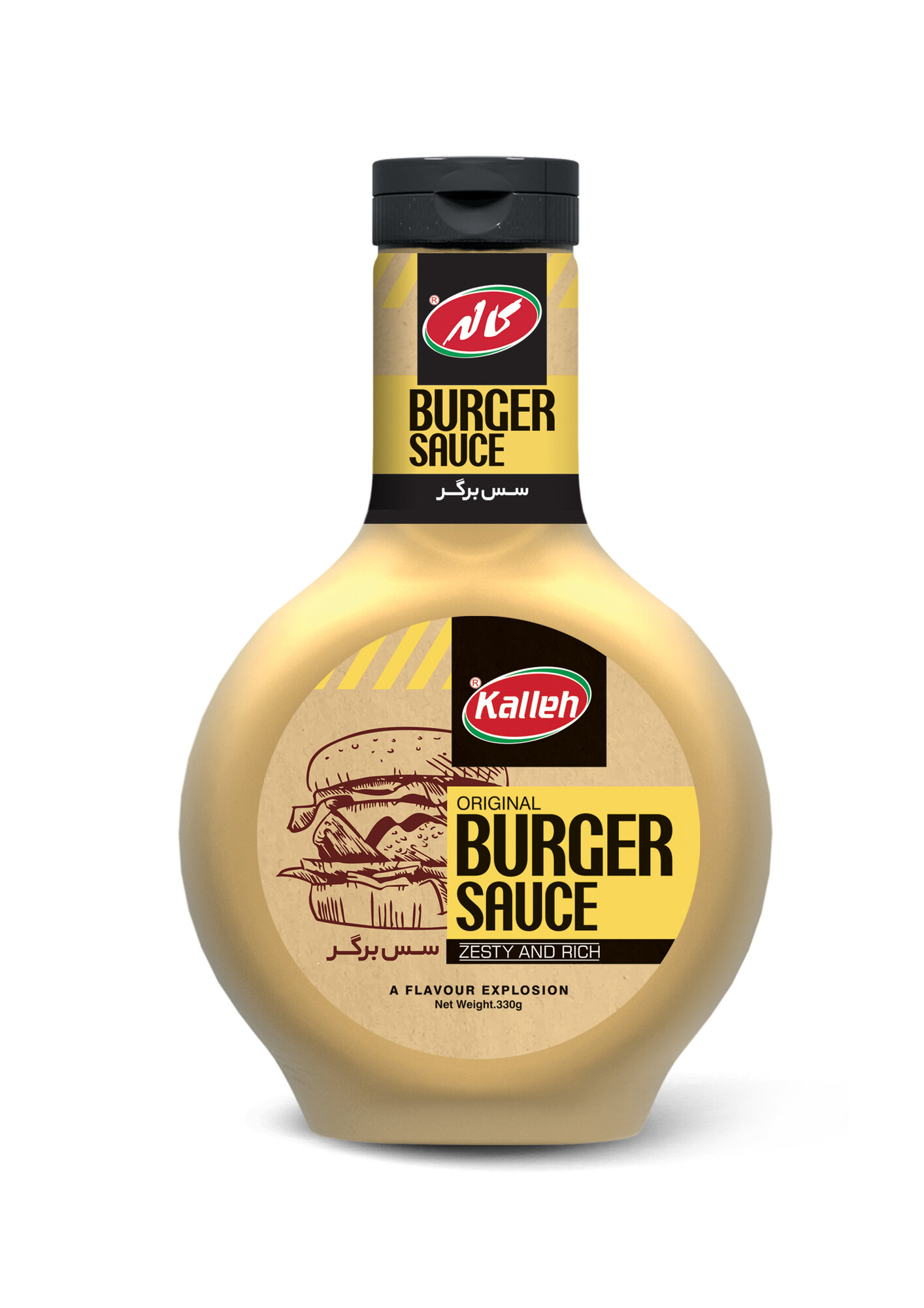 Соус для бургеров 330 г *2шт*пластиковая бутылка *Kalleh / Иран