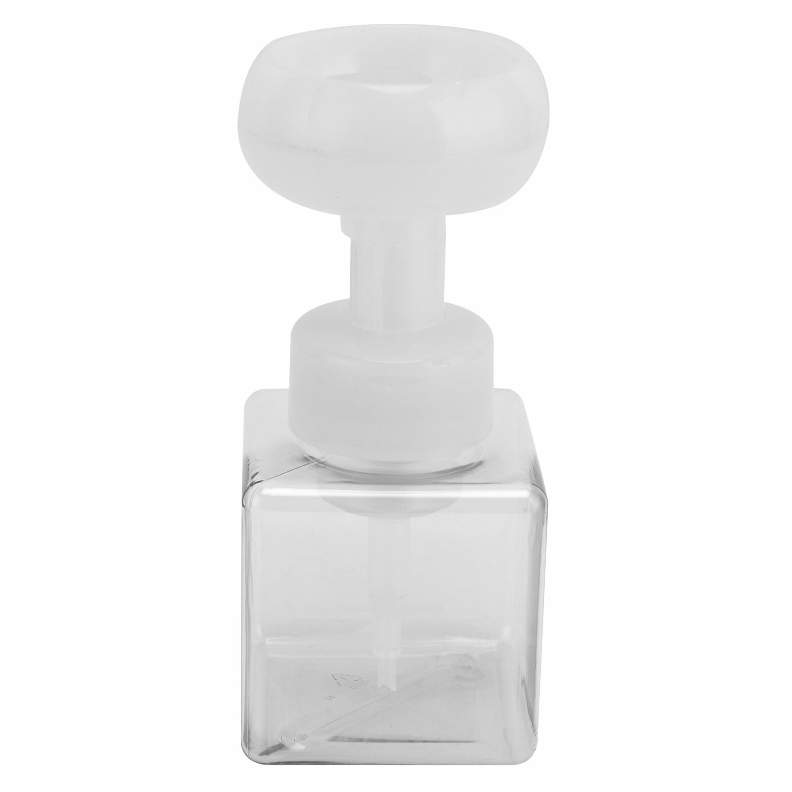 Бутылка-дозатор для мыла 250 мл, многоразовый, прозрачный, в форме цветка, для ванной, кухни, путешествий