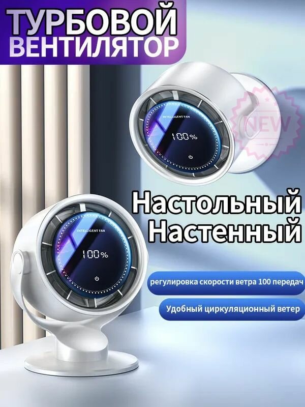 Настольный USB-вентилятор с регулировкой скорости ветра на 100 оборотов, высокоскоростной вентилятор, настенный