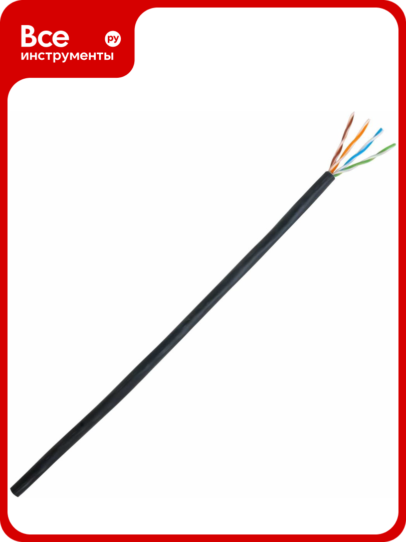 Кабель, Netlink, Netlink NL-CU UTP 4PR 24 AWG CAT5e 305м внешний УТ000000725