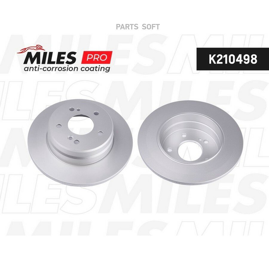 MILES K210498 Диск тормозной MERCEDES W202/W203/W124/W210/R170/R171 задний D=278мм. ()
